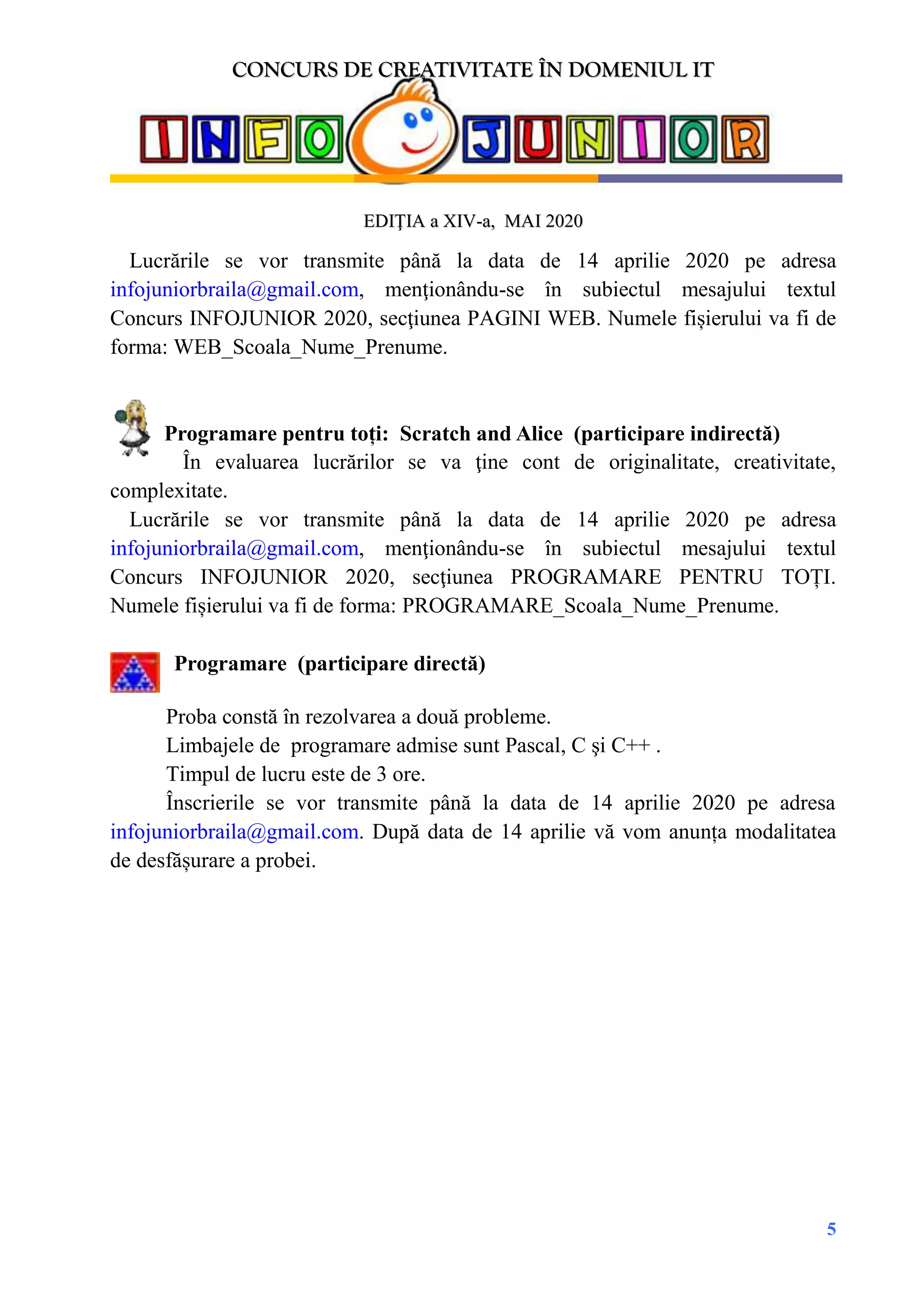 Info junior 2020 | PDF