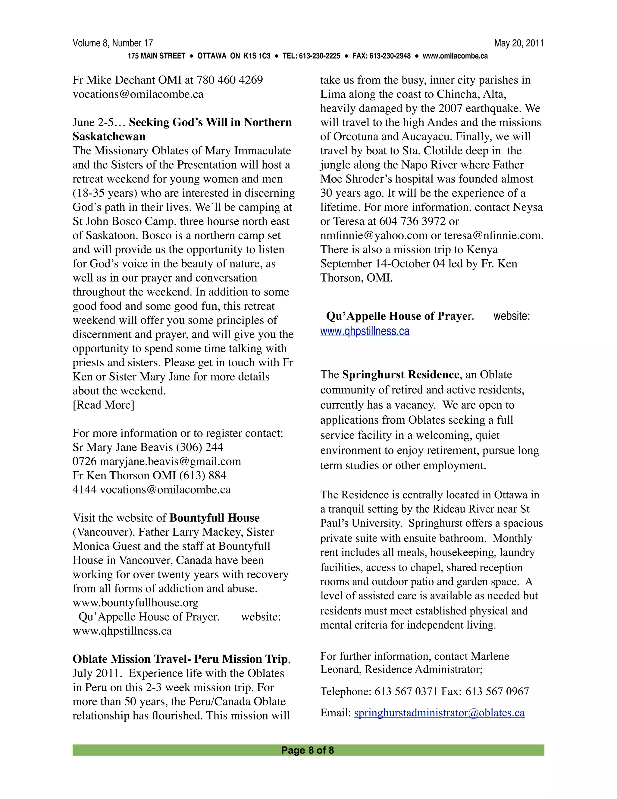 INFO Lacombe - May 20 2011 | PDF