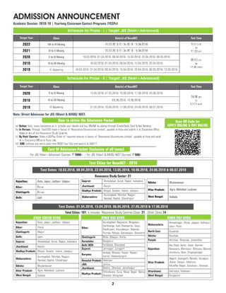 Resonance Information Leaflet 2018-19 | PDF