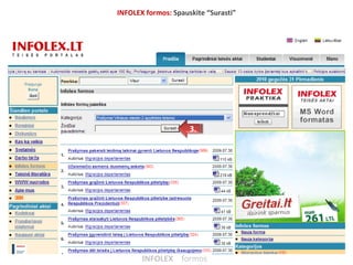 Infolex formos | PPT