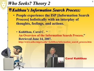 Information Seeking Information Literacy | PPT