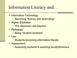 Information Literacy | PPT