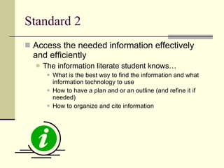 Information Literacy | PPT