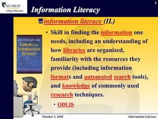 Information Literacy pdf | PDF