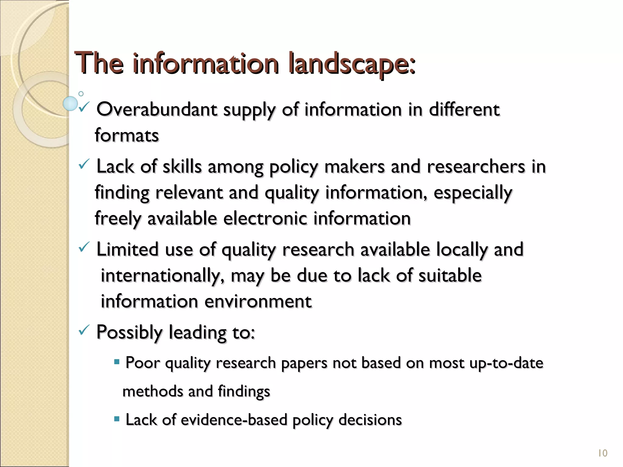 Information literacy presentation | PPT