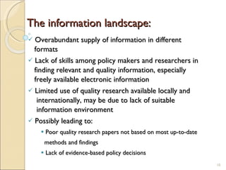 Information literacy presentation | PPT