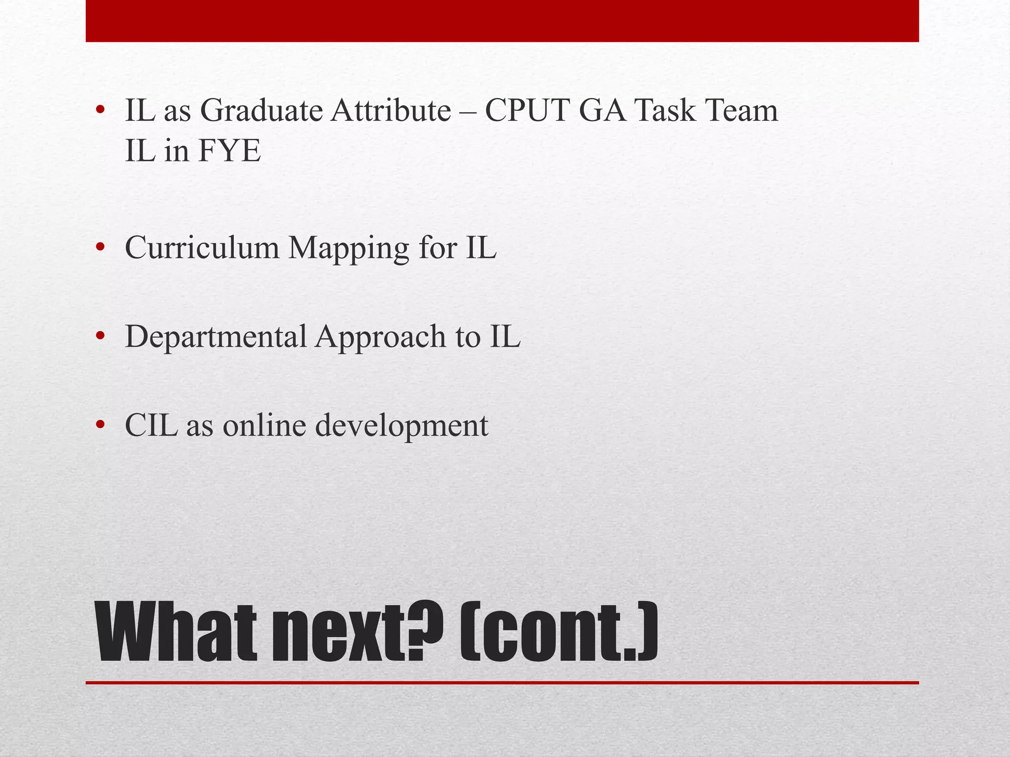 Information literacy @ CPUT | PDF