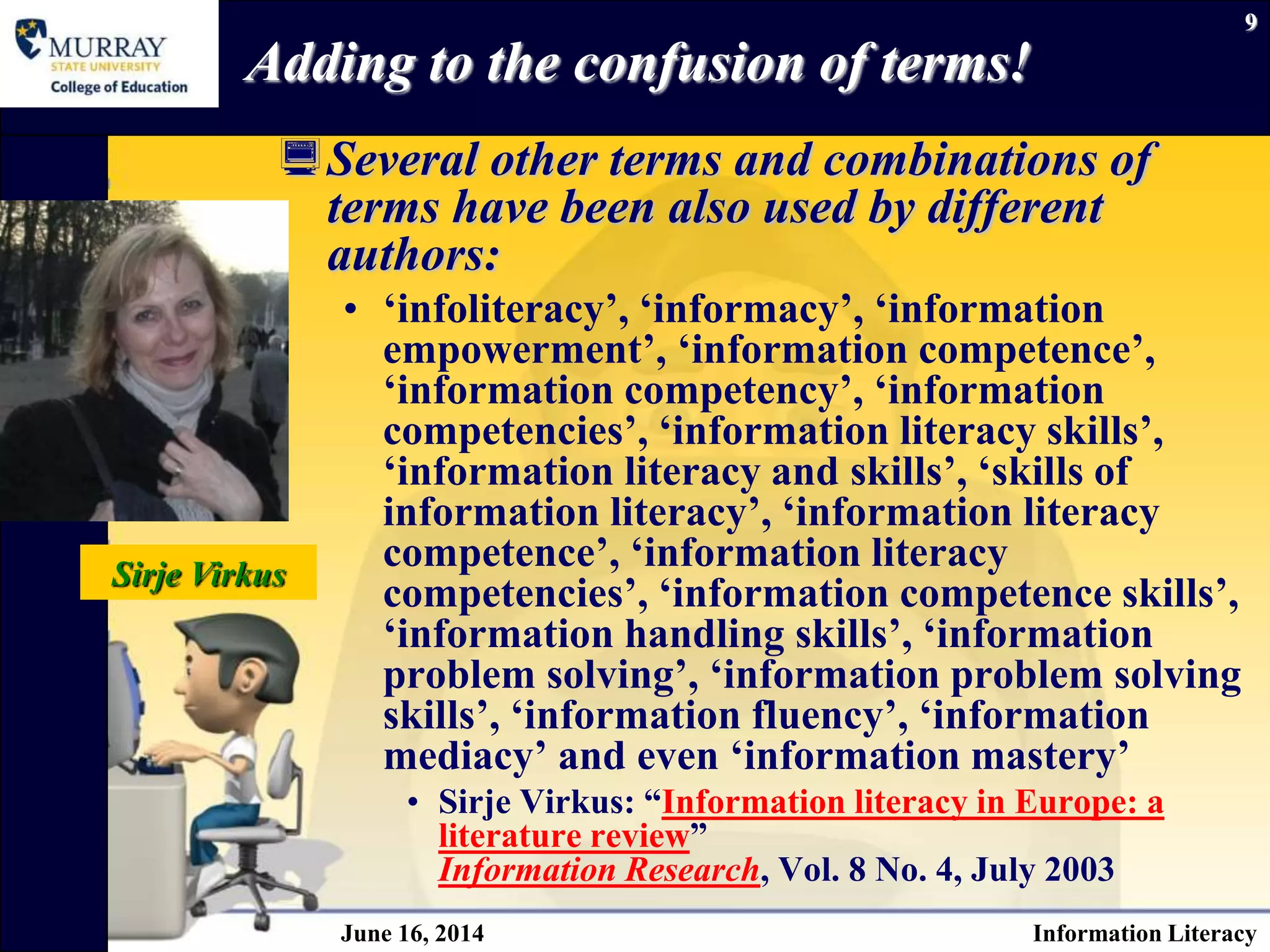 Information literacy | PPTX