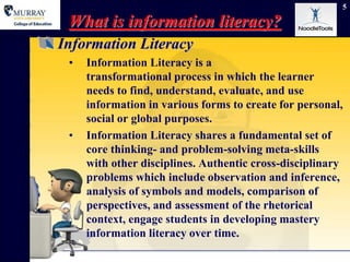 Information literacy | PPTX