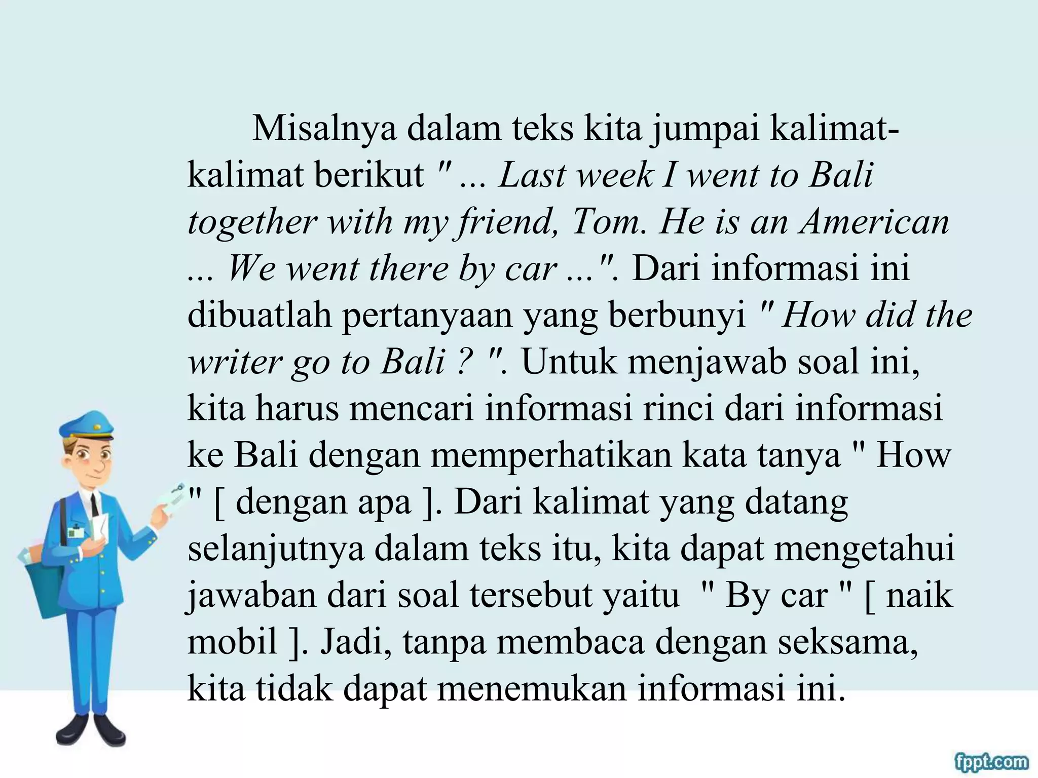 Informasi Rinci beserta Contoh Soal dan Pembahasan | PPTX