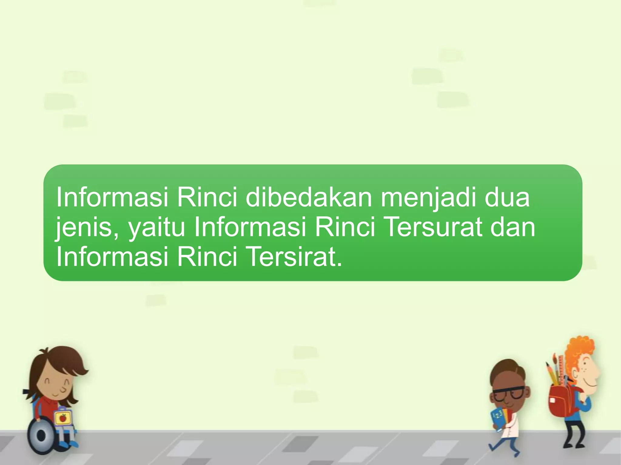 Informasi Rinci beserta Contoh Soal dan Pembahasan | PPTX