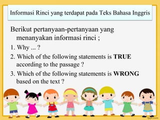 Informasi Rinci beserta Contoh Soal dan Pembahasan | PPTX
