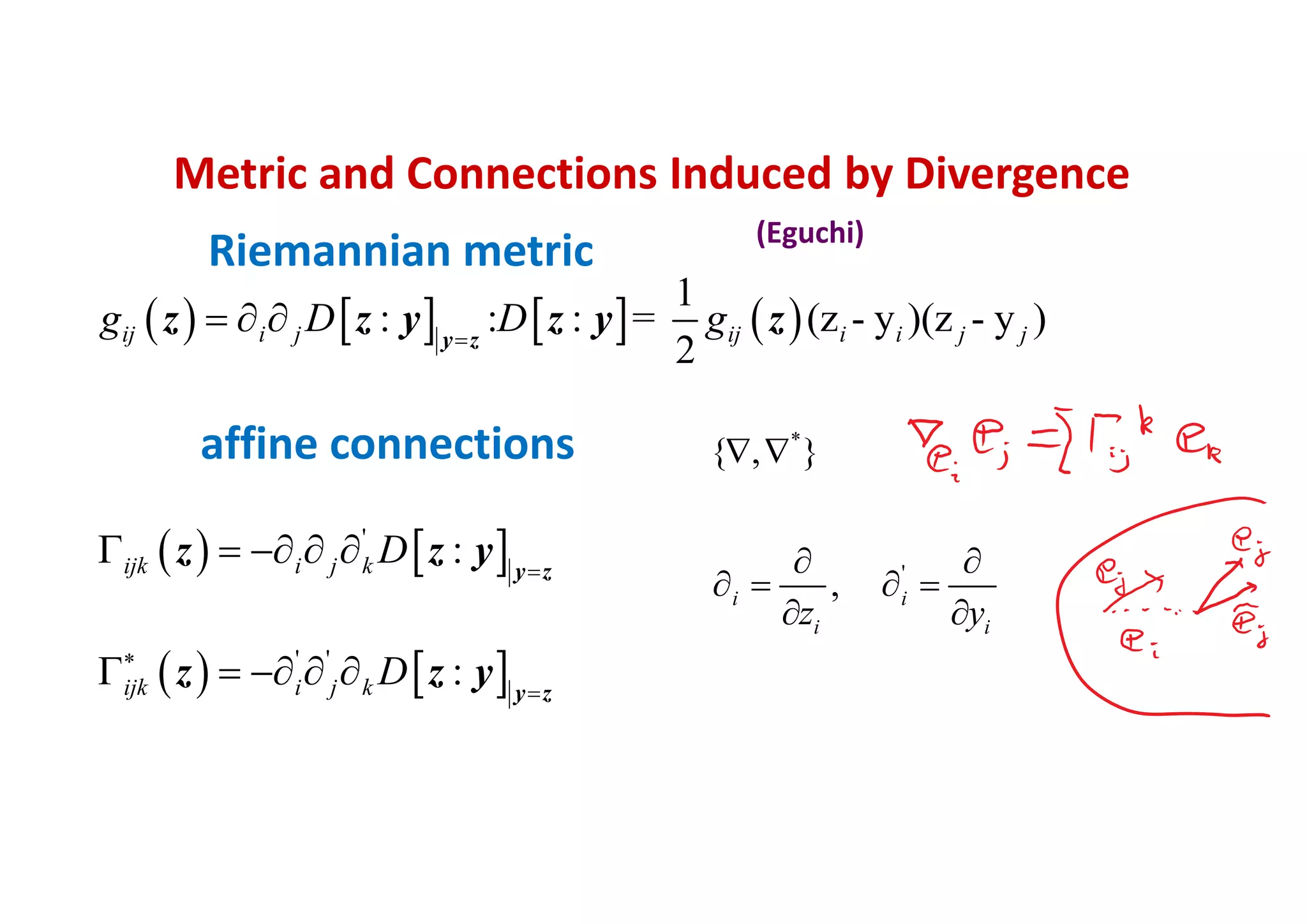Infomation geometry(overview) | PPT