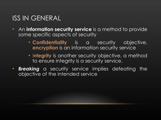 Infomation System Security | PPT