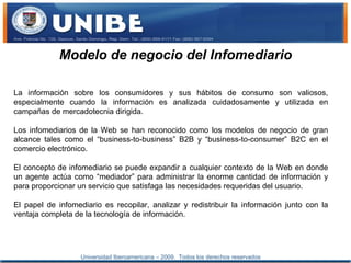Infomediarios Un Modelo De Negocio En Internet | PPT