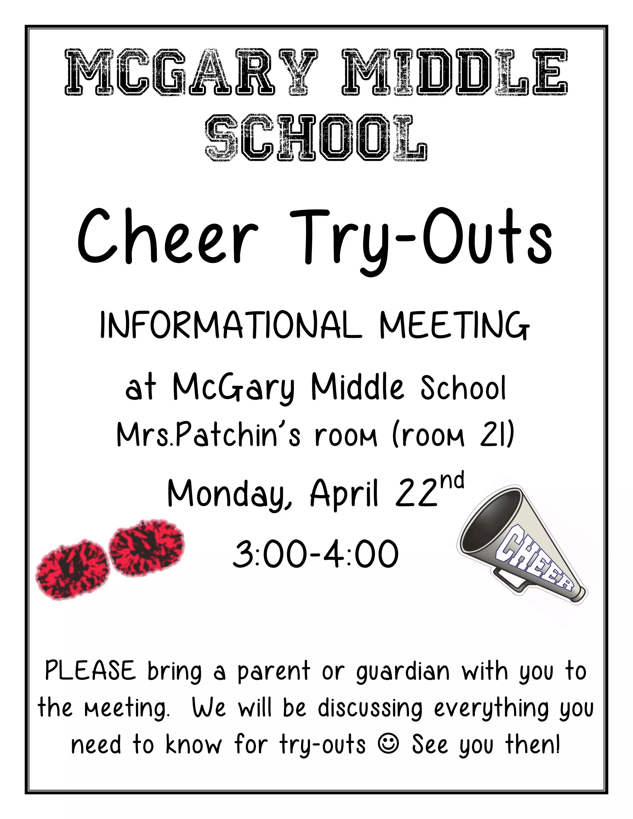 Cheer Information Meeting | PDF