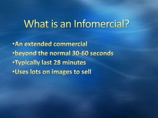 Infomercials PowerPoint | PPTX
