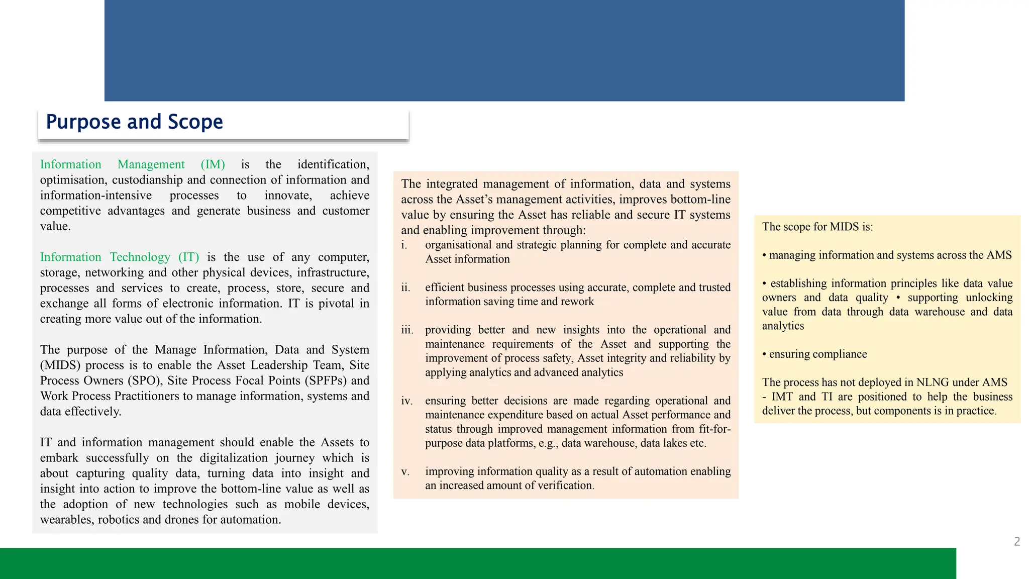 information data and document management | PPTX | IT and Internet Support | Internet