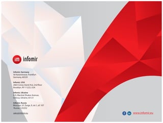 Infomir company presentation (ENG) | PPT
