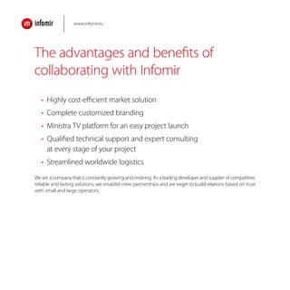 Infomir — Key to Success | PDF