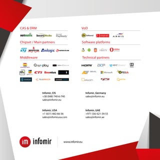 Infomir — Key to Success | PDF