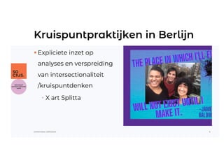Presentatie Infomoment 'Leerreis kruispuntpraktijken in Berlijn' | PPT
