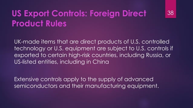 Infonetica Export Controls Practical Steps | PPT