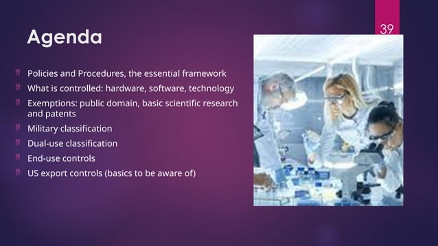 Infonetica Export Controls Practical Steps | PPT