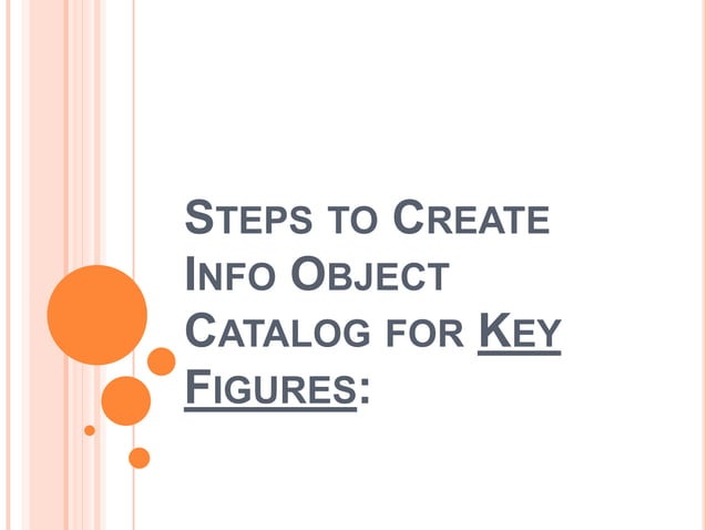 SAP BW - Info object catalog | PPT