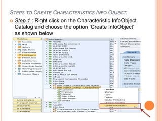 SAP BW - Info object (characteristics) | PPTX