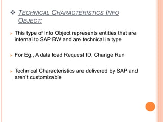 SAP BW - Info objects ppt | PPTX