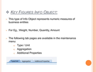 SAP BW - Info objects ppt | PPTX