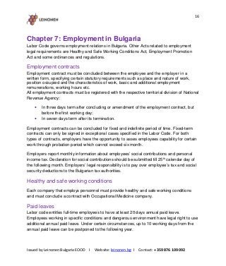 InfoPack Bulgaria_2015 | PDF