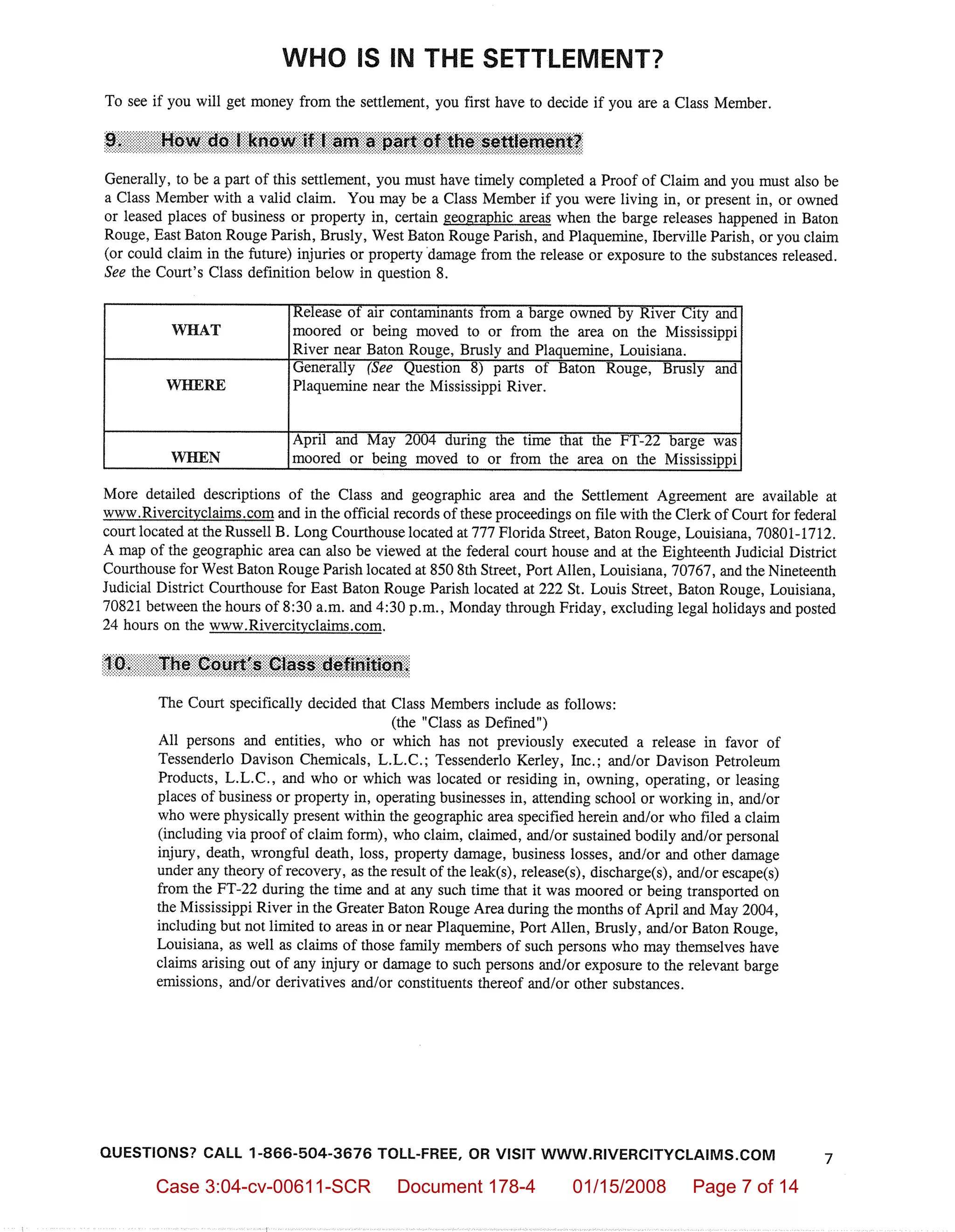 Info Packet Legal Notice | PDF