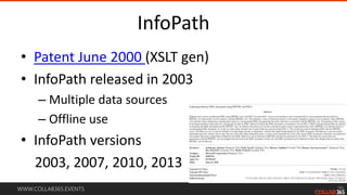 InfoPath alternatives and the PowerApps potential | PPT