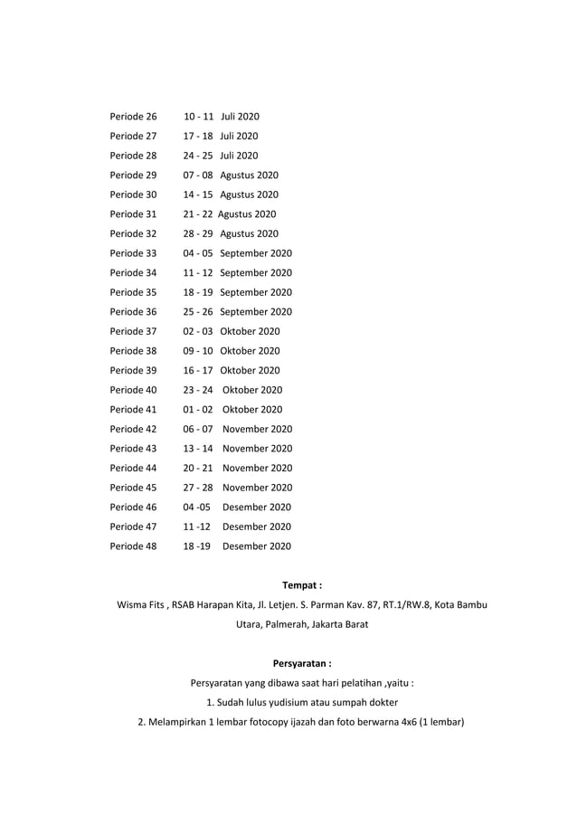 Info pelatihan ekg perki 2020 | PDF