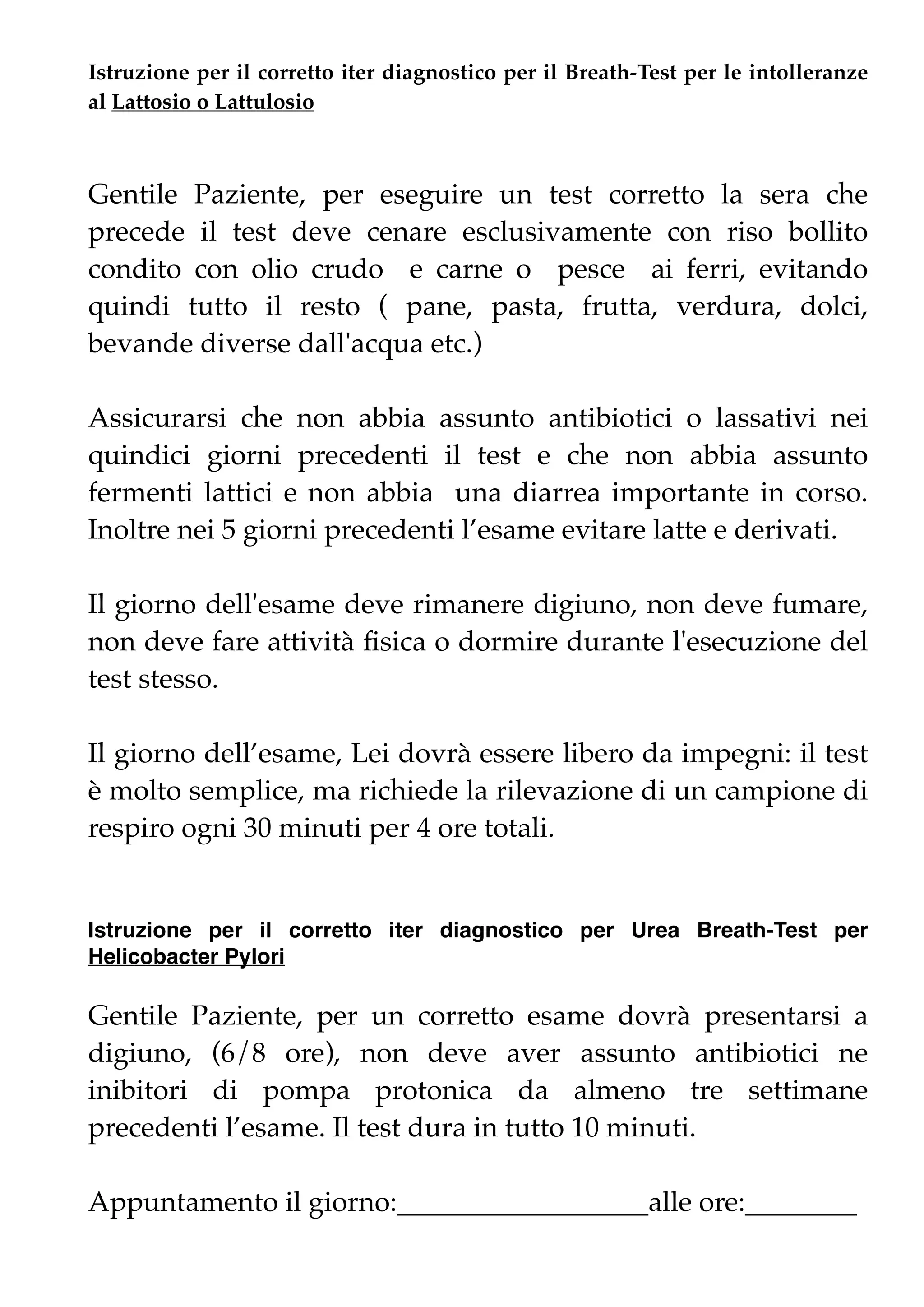 Info per breath test | PDF