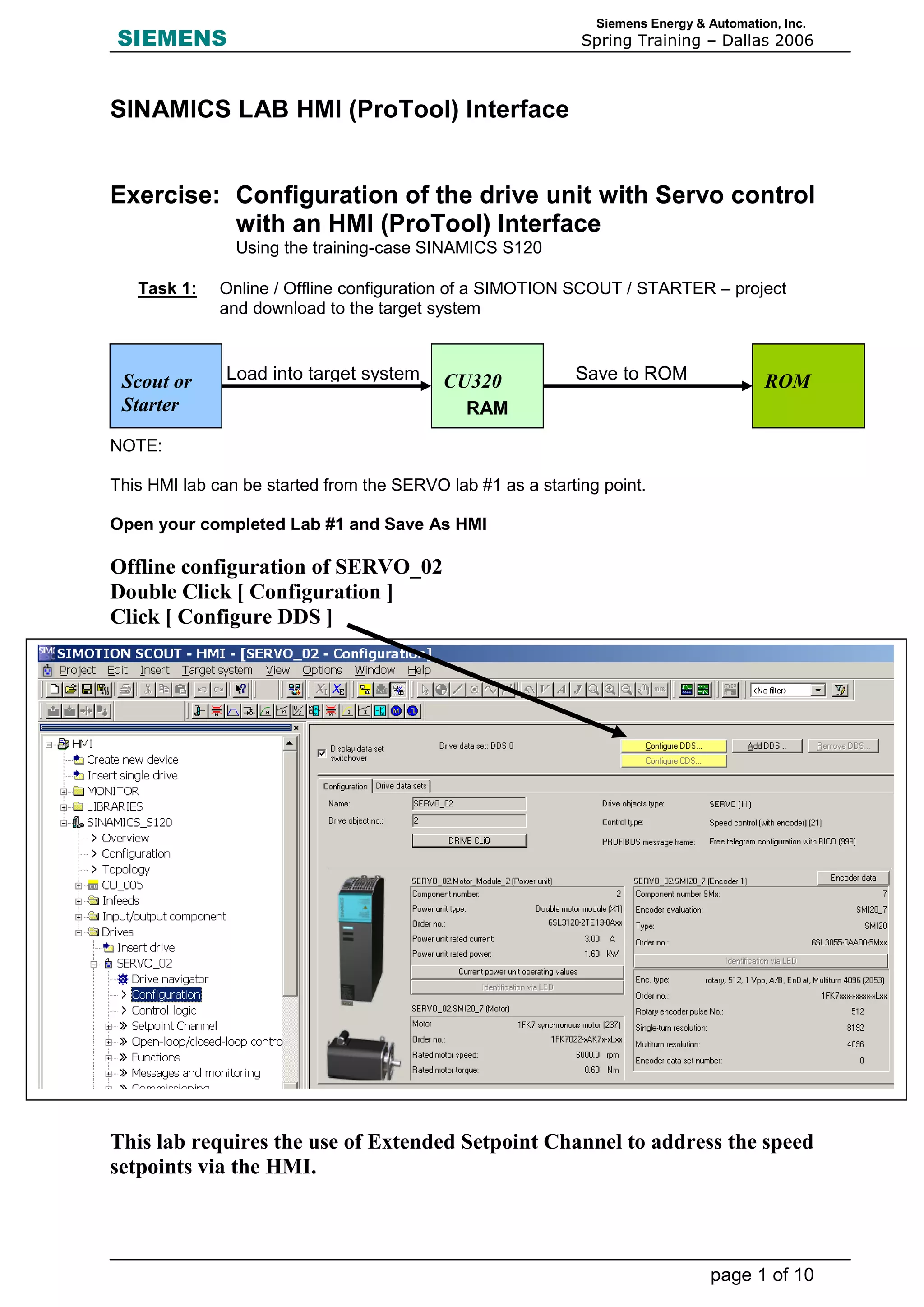 Info plc net_sinamics hmi lab (1) | PDF