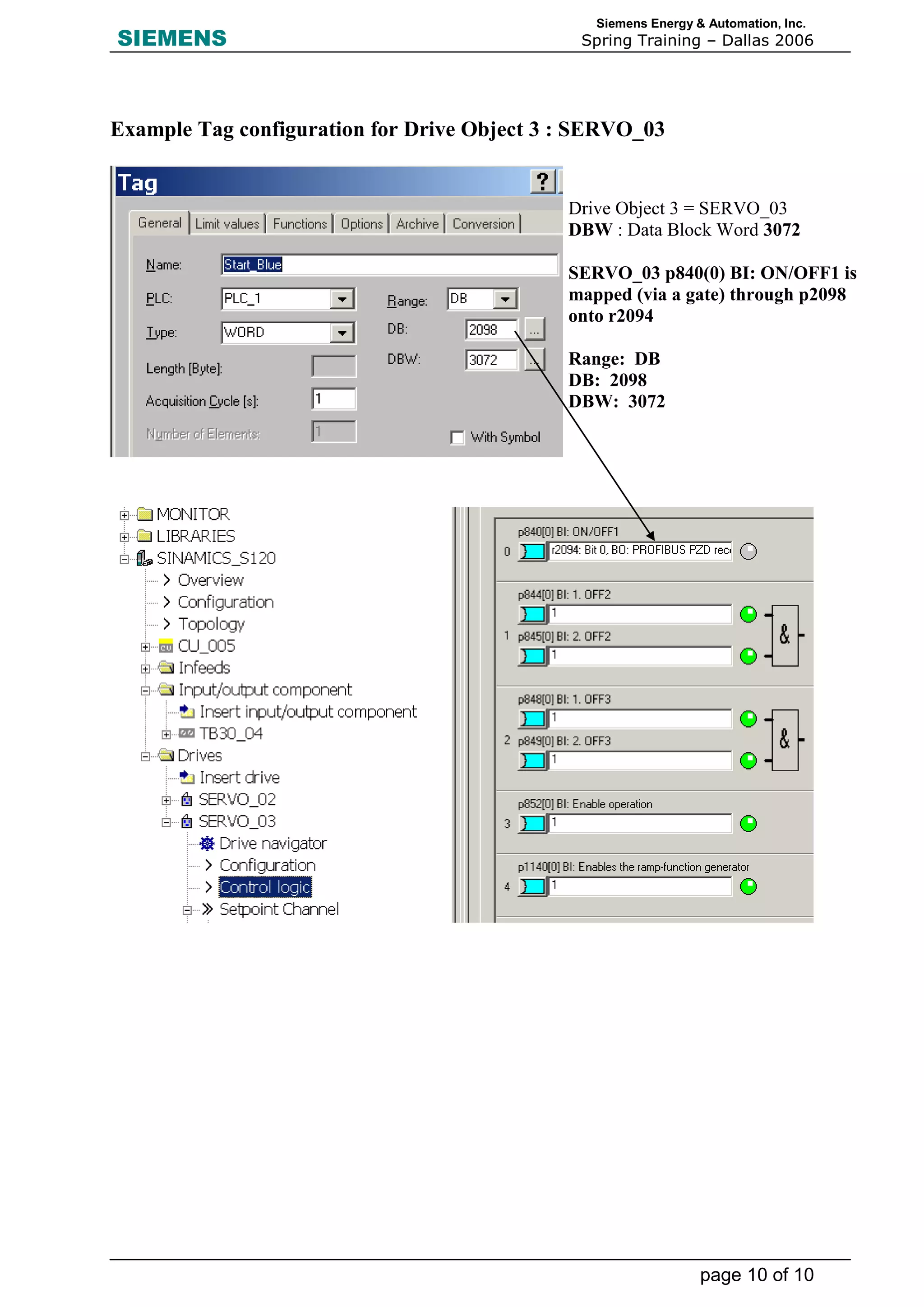 Info plc net_sinamics hmi lab (1) | PDF