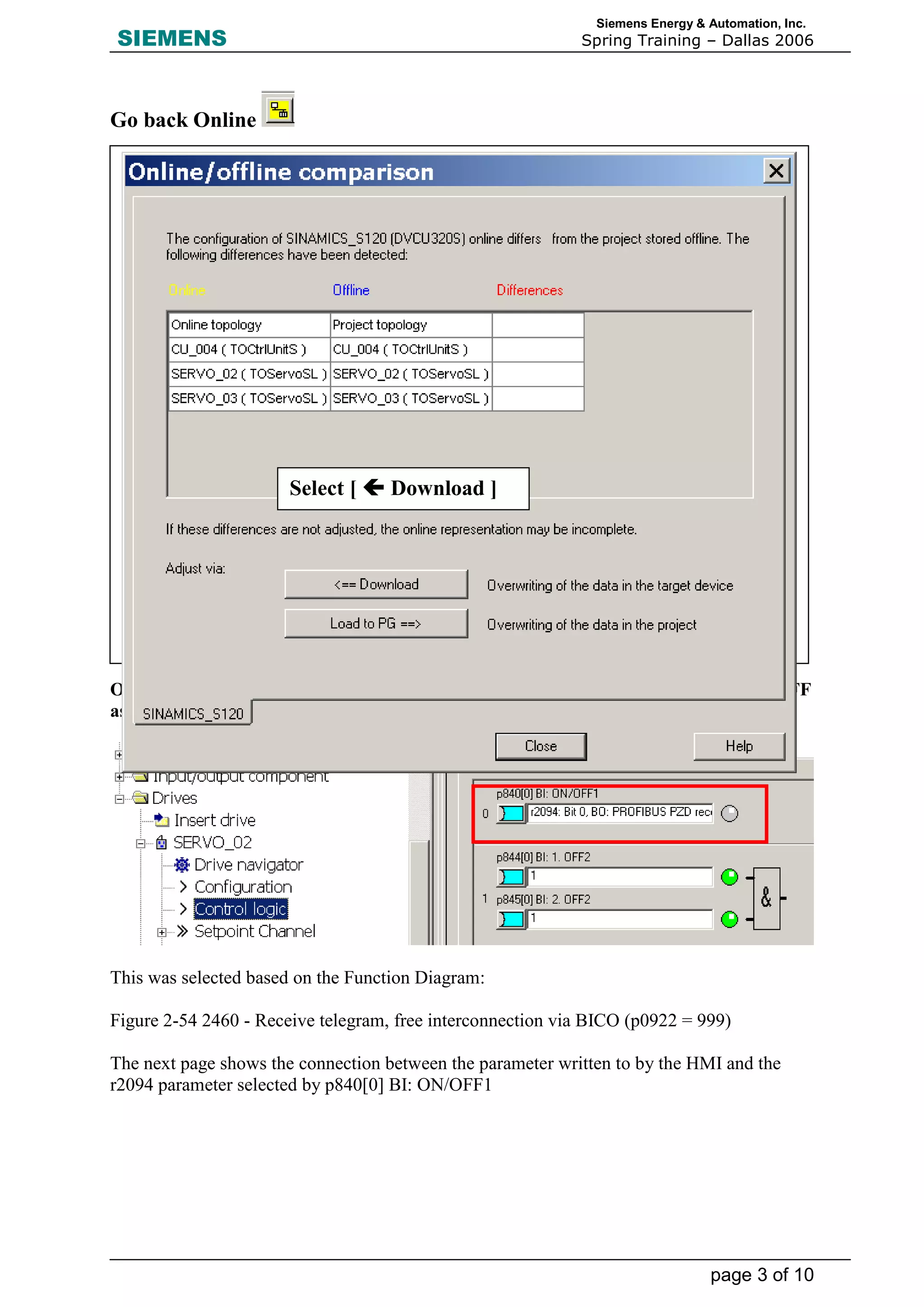 Info plc net_sinamics hmi lab (1) | PDF