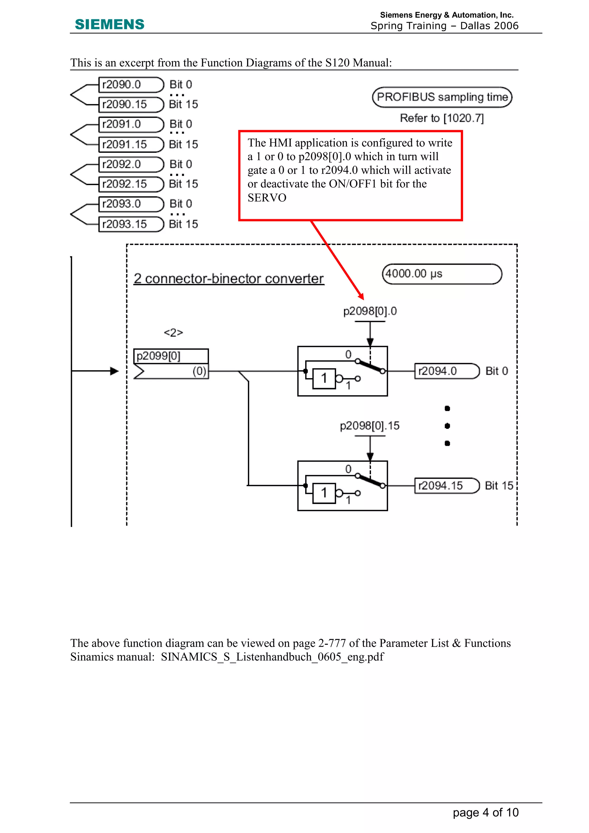 Info plc net_sinamics hmi lab (1) | PDF