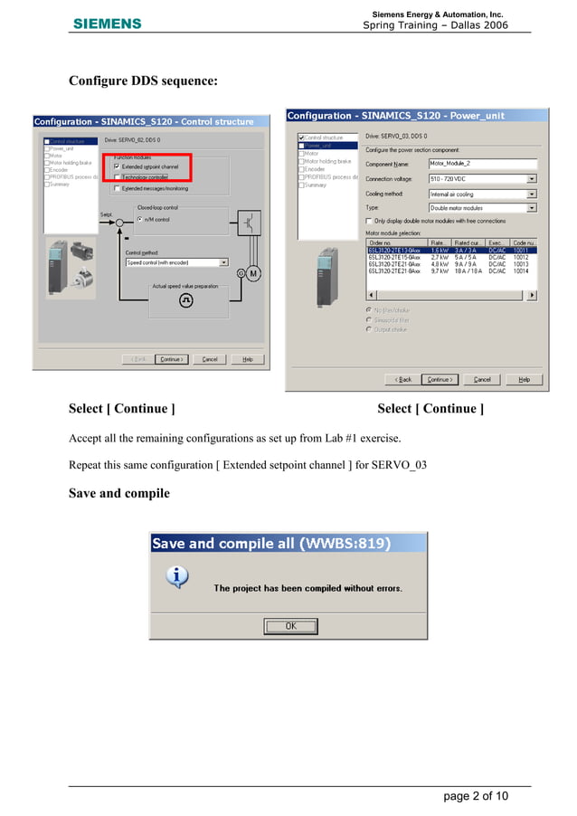 Info plc net_sinamics hmi lab (1) | PDF