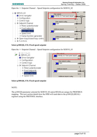 Info plc net_sinamics hmi lab (1) | PDF