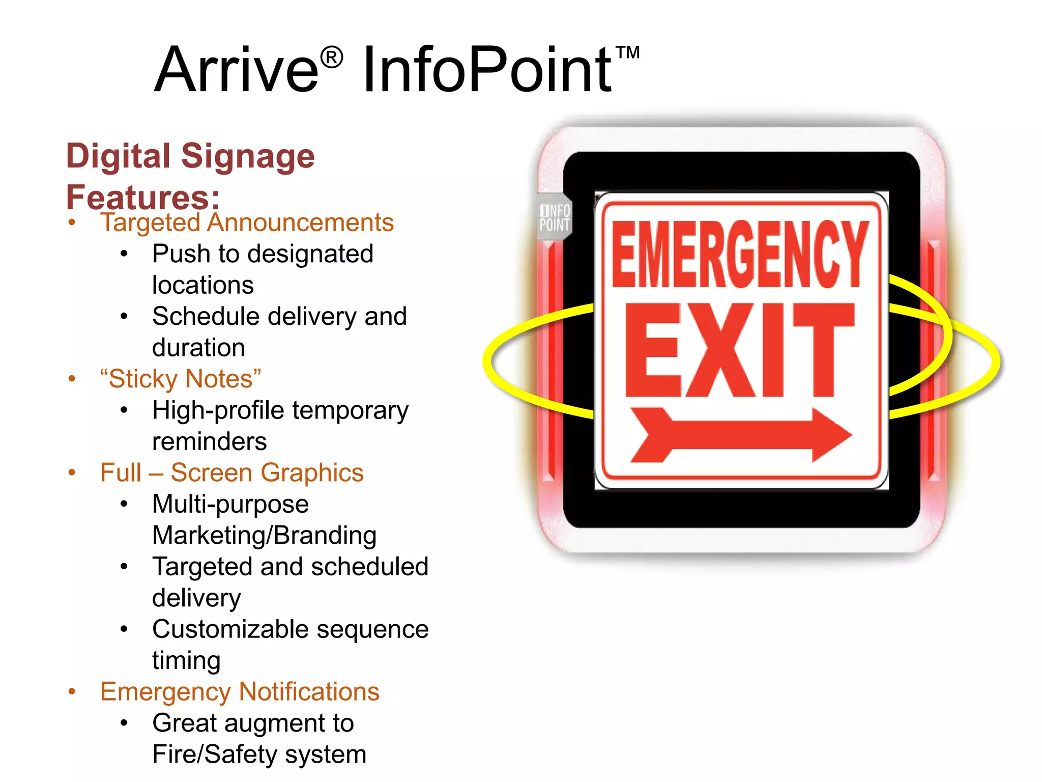 InfoPoint Arrive Systems | PPTX