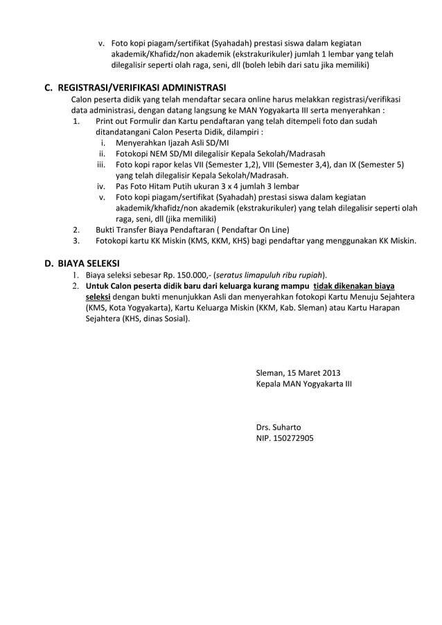 Info ppdb 2013 | PDF