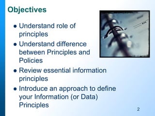 Enterprise Data World Webinars: Information Management Principles | PPTX