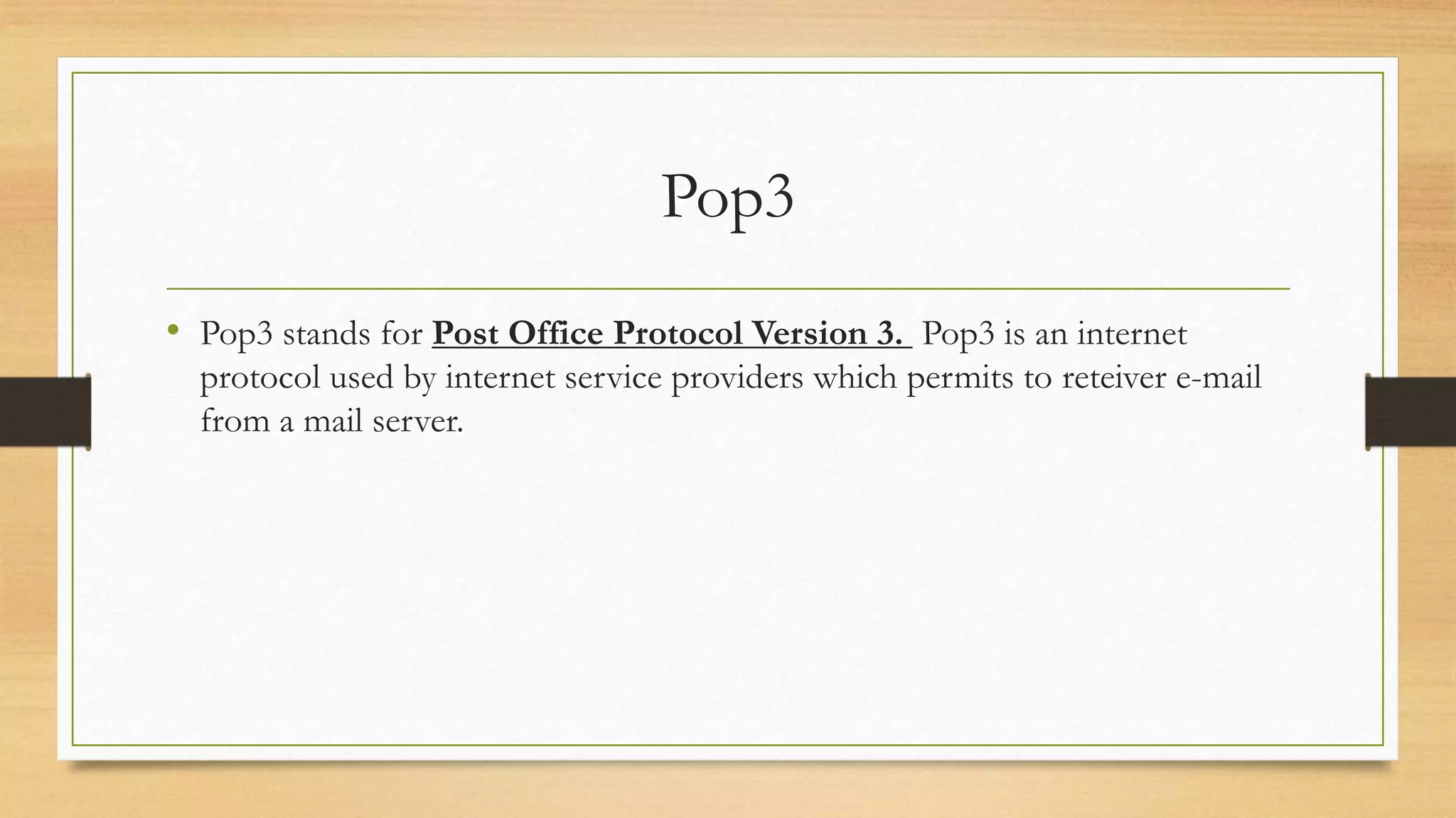 7 Protocols | PPT