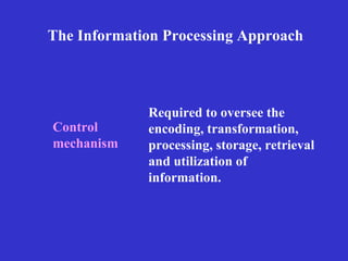 Information processing approach | PPT
