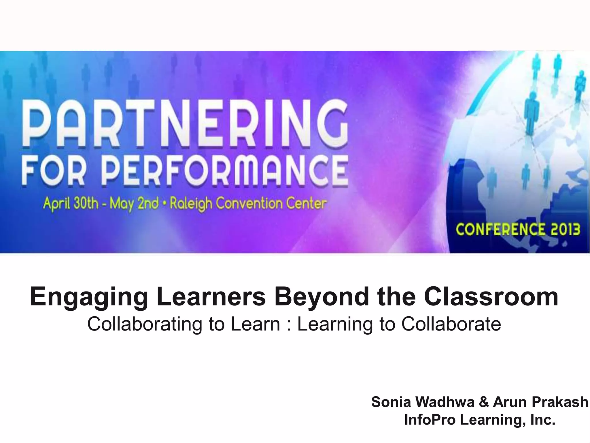 Engaging learners beyond the classroom | PPTX