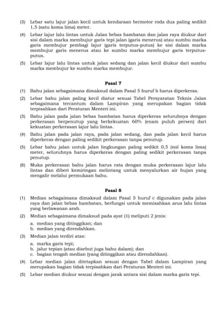 PERSYARATAN TEKNIS JALAN DAN KRITERIA PERENCANAAN TEKNIS JALAN | PDF